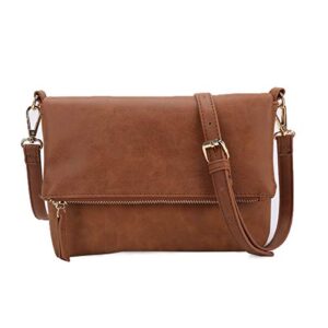 gladdon crossbody bags for women brown crossbody purse shoulder bag tan