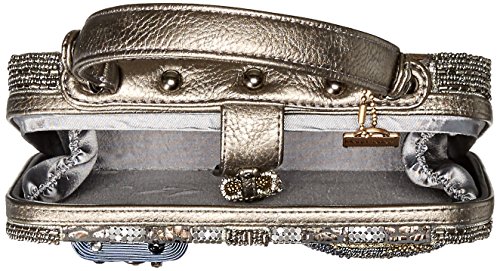 Mary Frances womens Mile High Top Handle Bag, Grey, One Size US