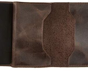 Secrid Twin Wallet, Vintage Chocolate, Genuine Leather with RFID Protecton, Holds up to 16 Cards