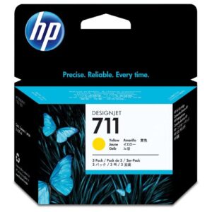 hp 711 3-pack 29-ml yellow designjet ink cartridge (cz136a) for hp designjet t120 24-in printer hp designjet t520 24-in printer hp designjet t520 36-in printerhp designjet printheads help you respond quickly by providing quality speed and easy hassle-free