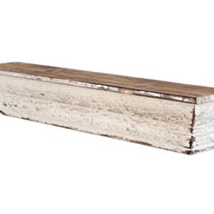 Distressed Ledge Shelf for Home Decoration - Small