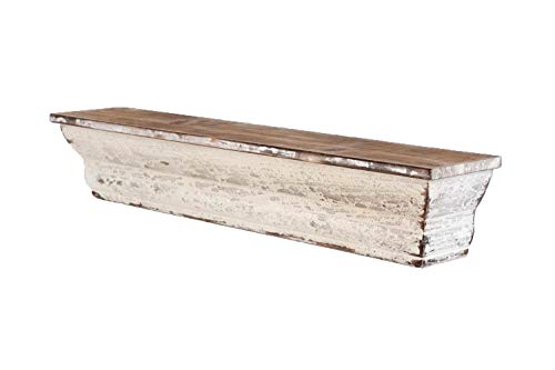 Distressed Ledge Shelf for Home Decoration - Small