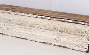 Distressed Ledge Shelf for Home Decoration - Small