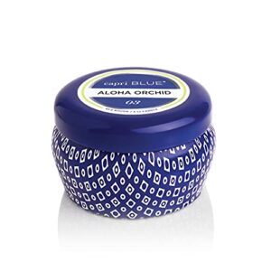 capri blue mini travel tin candle – 3 oz – aloha orchid