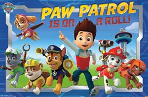 trends international nickelodeon paw patrol crew wall poster 22.375″ x 34″