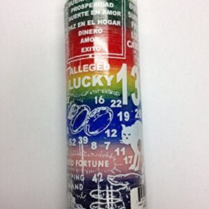 Fast Luck Candle - Silkscreen 7 color In Glass