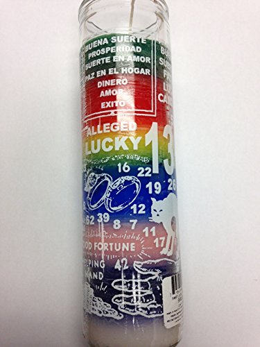 Fast Luck Candle - Silkscreen 7 color In Glass