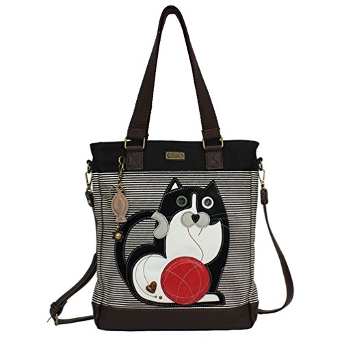 Chala Fat Cat Work Tote Shoulder Bag - Cat Lovers Gifts Cat Mom