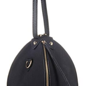 QZUnique Women's Triangle Shape PU Leather Handbag Mini Casual Purse Shoulder Bag Satchel