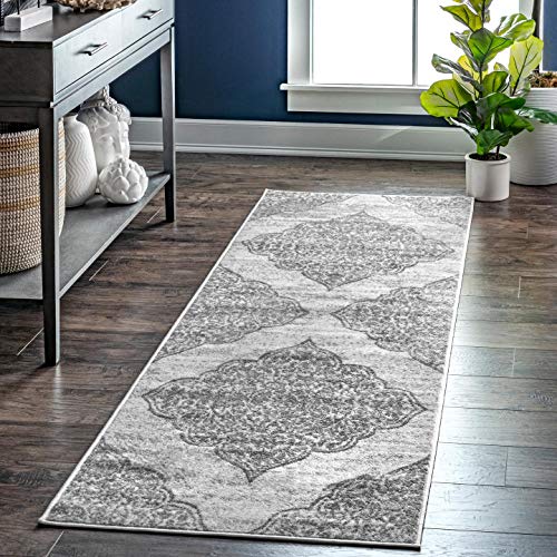 nuLOOM Jeannette Floral Area Rug, 4' x 6', Grey