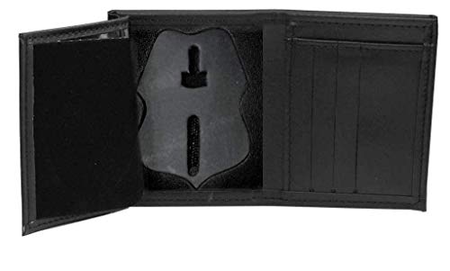 Baltimore Police Recessed Badge Wallet (Cutout PF135, 3.35 inches tall)