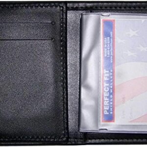 Baltimore Police Recessed Badge Wallet (Cutout PF135, 3.35 inches tall)