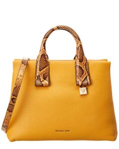 michael kors rollins leather satchel