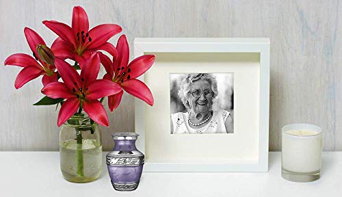 Trupoint Memorials Cremation Urns for Human Ashes - Decorative Urns, Urns for Human Ashes Female & Male, Urns for Ashes Adult Female, Funeral Urns - 4 pcs/Lavender/Up to 0.8 Lbs/Keepsakes Set