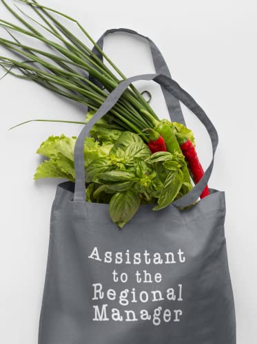 Pop Threads Assistant To The Regional Manager Funny TV Natural 15x15 inches Large Canvas Tote Bag