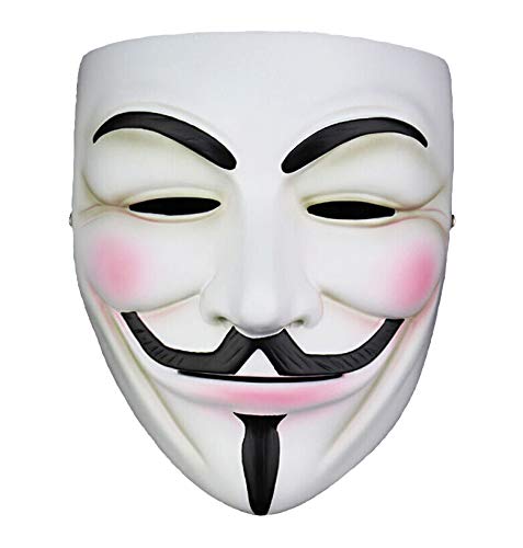 Guy Fawkes Mask with Vinyl Sticker