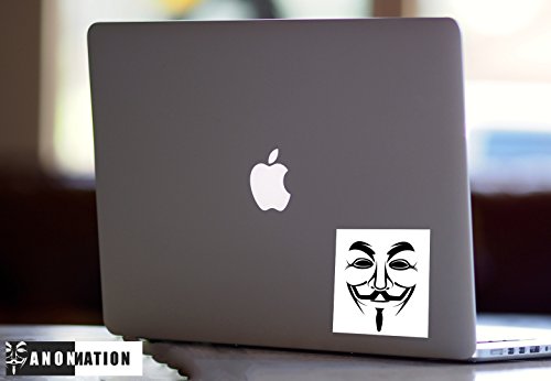 Guy Fawkes Mask with Vinyl Sticker