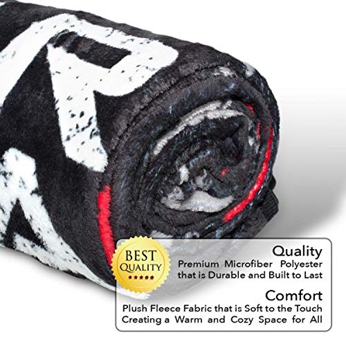 JUST FUNKY Gears of Wars Fleece Blanket | Licensed Gears of War Merchandise 45 x 60 Inches