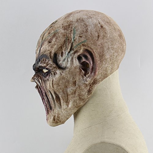 Hophen Scary Halloween Mask Terror Ghost Devil Mask Dance Party Scary Biochemical Alien Zombie Caps Mask