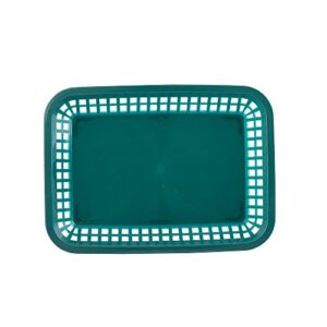 TableCraft 1077FG Forest Green Grande Platter Basket - Dozen