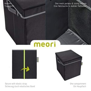 meori Storage Box with Lid, Small, Lava Black