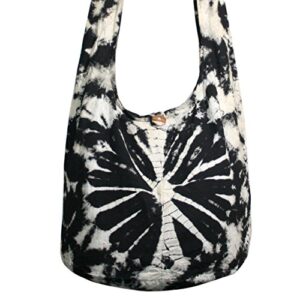 Tie Dye Sling Crossbody Shoulder Bag Purse Hobo Boho Hippie Crossbody Bag (TDB9)