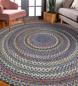 rri home decor chelsea area rug, 4 foot, sapphire