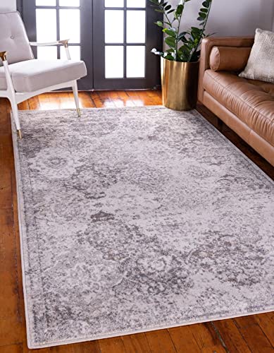 Unique Loom Tuareg Collection Vintage Distressed Traditional Area Rug, 9 x 12 ft, Beige/Brown