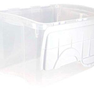 Sterilite 1914 Single 48 Quart Hinged Lid Storage Box Tote Container (18 Pack)