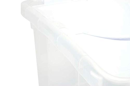 Sterilite 1914 Single 48 Quart Hinged Lid Storage Box Tote Container (18 Pack)