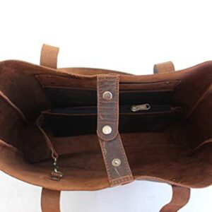 Genuine Soft Buffalo Leather Tote Bag Elegant Shopper Shoulder Bags by Lust Leather