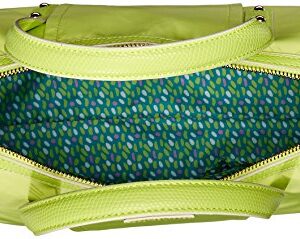 Vera Bradley Women's Preppy Poly Marlo Satchel Purse, Citrine, One Size