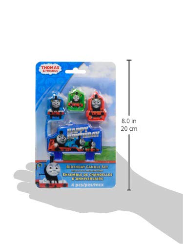 Thomas All Aboard Birthday Candles - Assorted Sizes, 4 Pcs