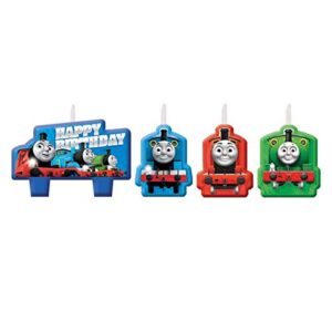 Thomas All Aboard Birthday Candles - Assorted Sizes, 4 Pcs