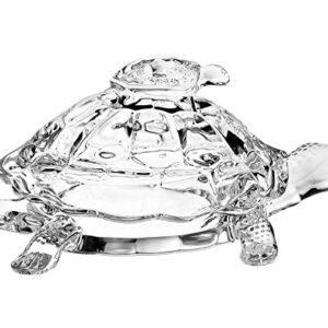 STUDIO SILVERSMITHS Crystal Turtle Candy Box