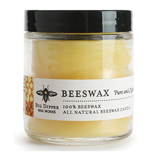 3.2 oz. Unscented Beeswax Apothecary Glass - Big Dipper Wax Works (Beeswax)