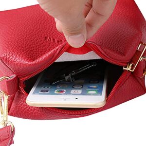 4pcs Set Tassel Handbags Fashion Satchel Bags Shoulder Purses Wallet Top Handle Work Bags (Pink)