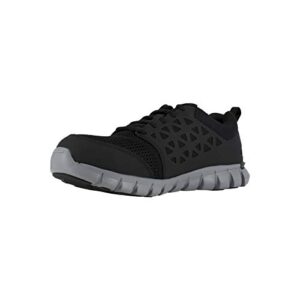 Reebok mens Sublite Cushion Work Safety Toe Athletic Work Industrial Construction Shoe, Black, 17 US