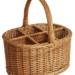 Wald Imports Brown Willow Wine/Beverage Storage Basket