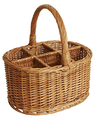 Wald Imports Brown Willow Wine/Beverage Storage Basket