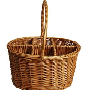 Wald Imports Brown Willow Wine/Beverage Storage Basket