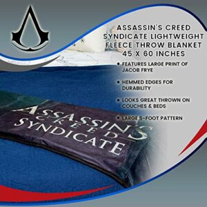 Assassin's Creed Syndicate Fleece Blanket | 45 x 60 Inches