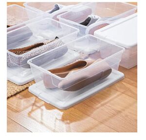 sterilite 6-qt. storage box white set of 12