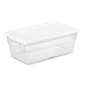 Sterilite 6-qt. Storage Box White Set of 12