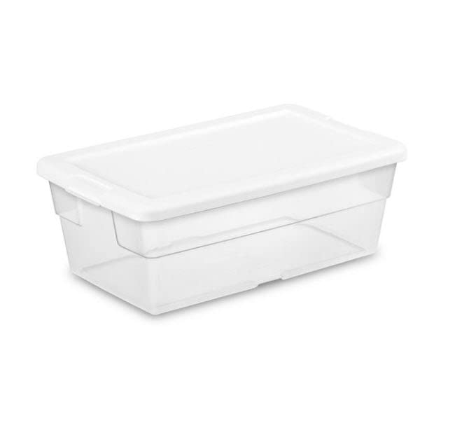 Sterilite 6-qt. Storage Box White Set of 12