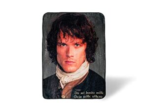 outlander lightweight fleece throw blanket | 45 x 60 inches