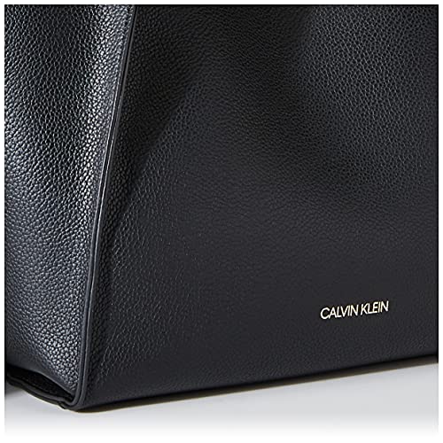 Calvin Klein Shelly Rocky Road Novelty Large Tote, Black/Gold