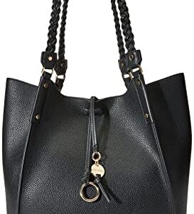 Calvin Klein Shelly Rocky Road Novelty Tote, Black/Gold