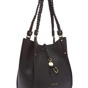 Calvin Klein Shelly Rocky Road Novelty Tote, Black/Gold