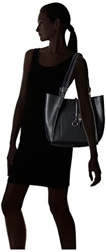 Calvin Klein Shelly Rocky Road Novelty Tote, Black/Gold